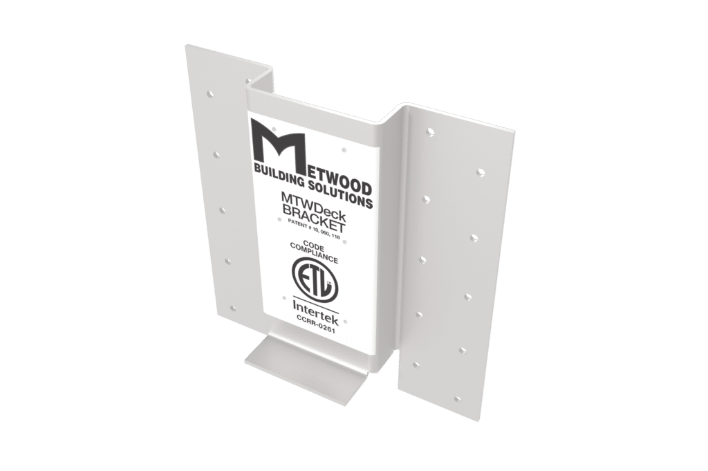 Deck Ledger Bracket for Siding by Metwood Building Solutions